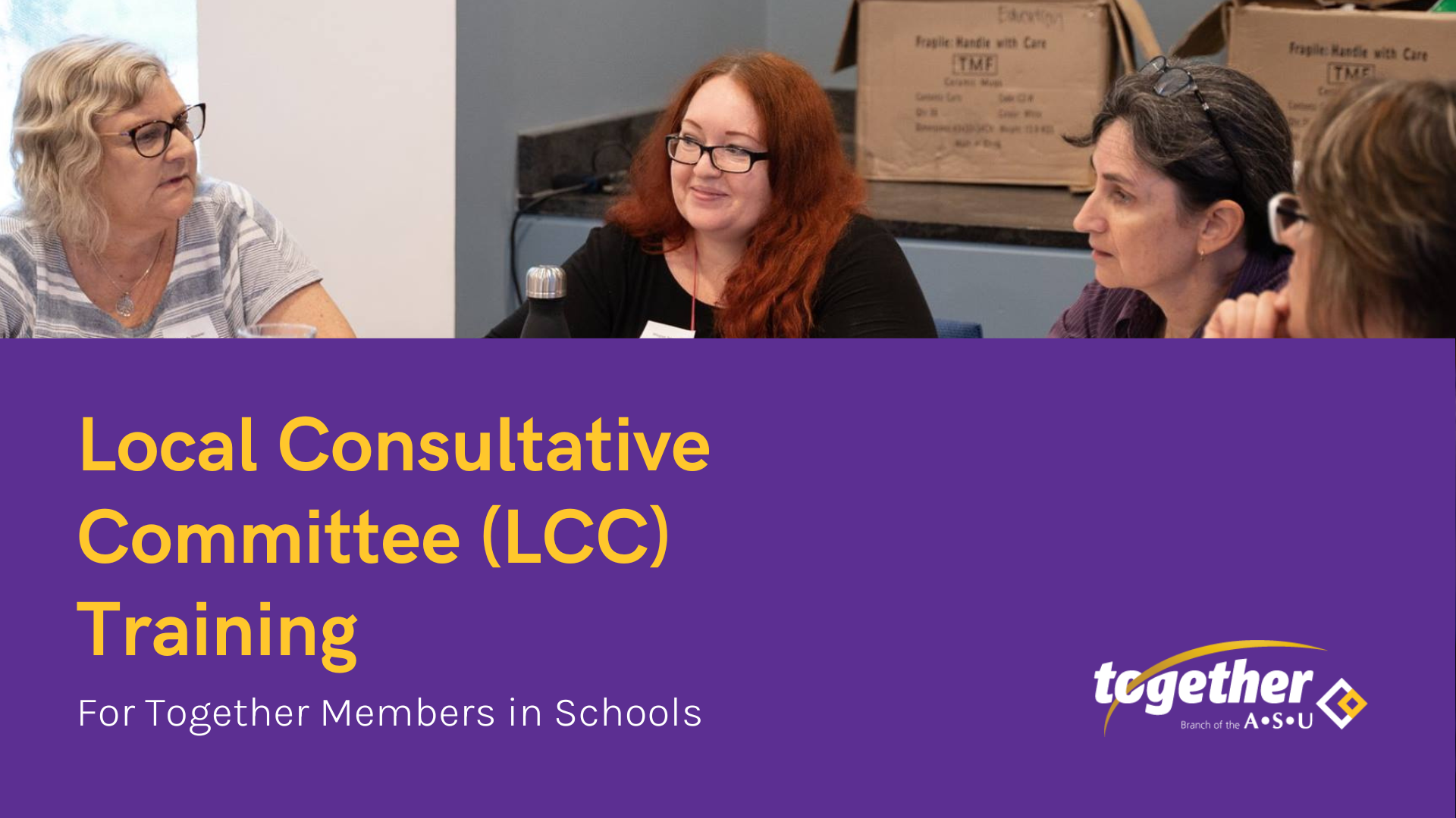 Training Together - Local Consultative Committees in Schools